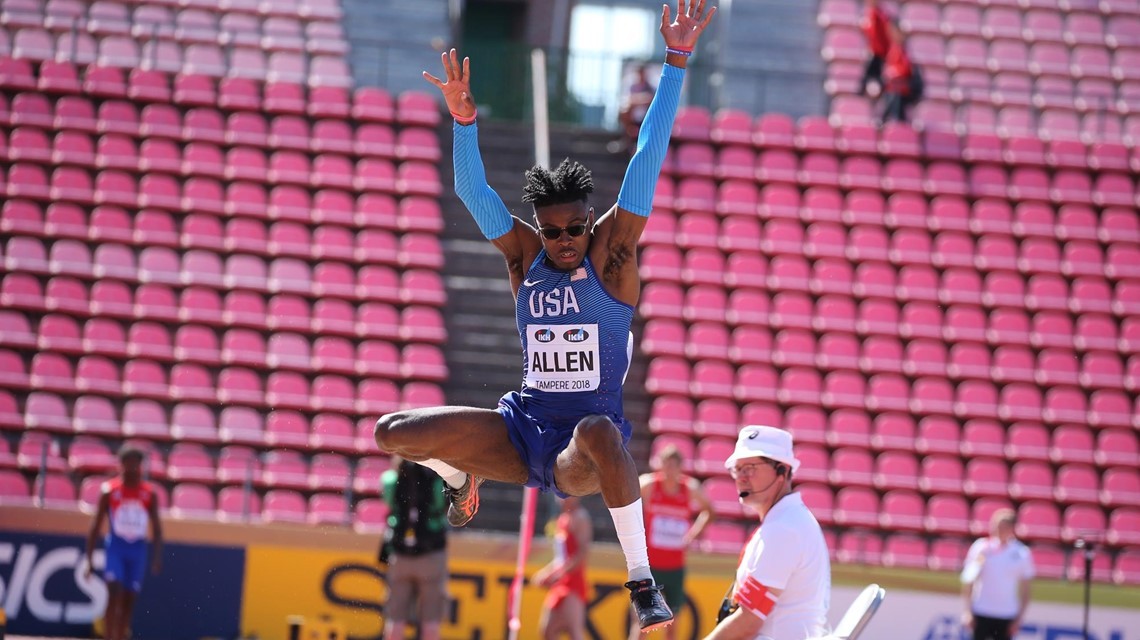 Allen Advances at World Championships