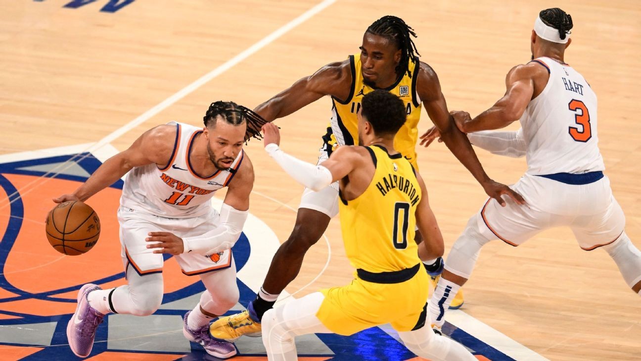 2025 NBA playoffs: Live updates, highlights from Pacers-Knicks Game 2
