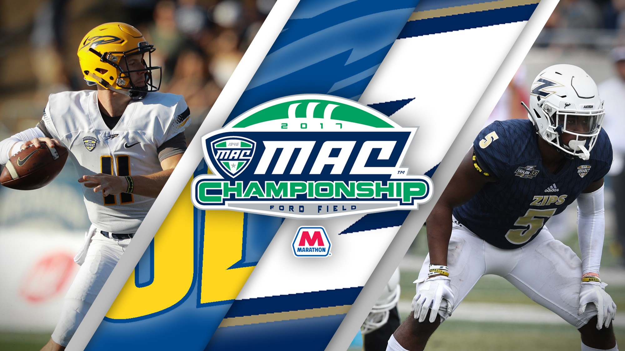2017 Marathon MAC Football Championship Game Features Akron vs. Toledo