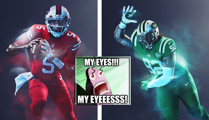 Here Are All The Nike Color Rush NFL Uniforms, Ranked