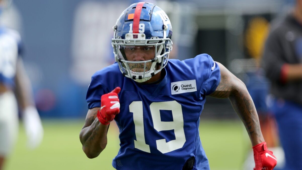 Giants’ Kenny Golladay left Tuesday’s practice with a possible leg injury