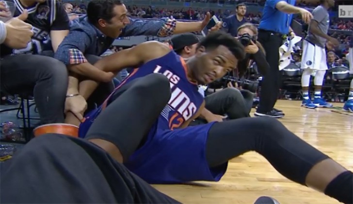 VIDEO: Watch Crazed Fan Grab Suns Star In Selfie Attempt
