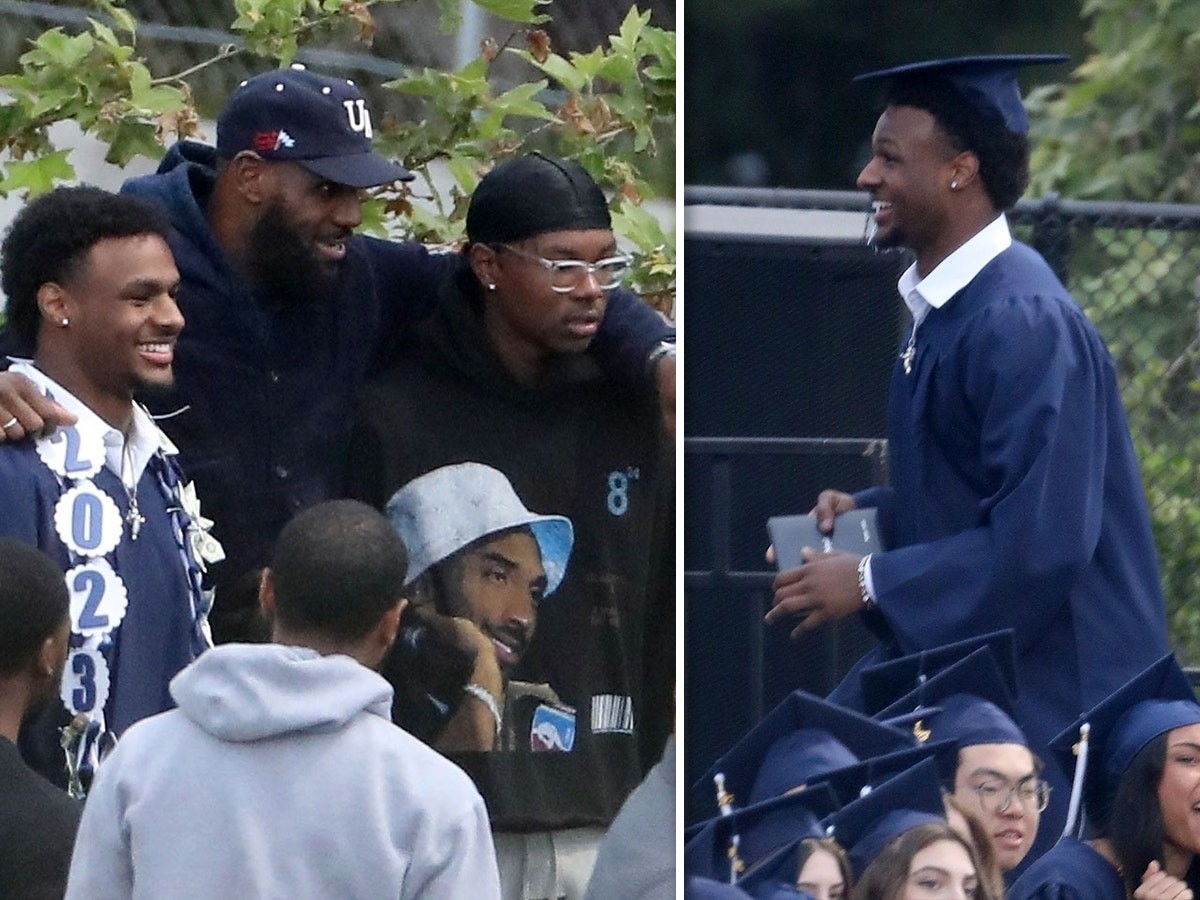 Bronny James I've Climbed My First Mountain!!! LeBron Attends Son's ...