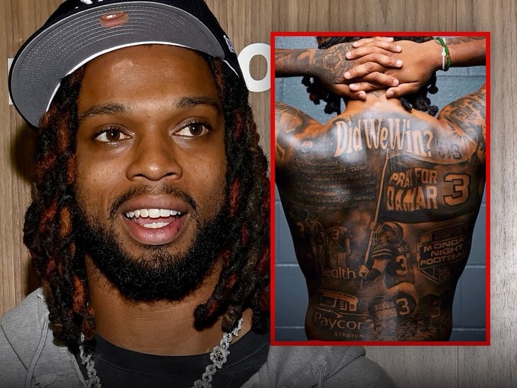 Damar Hamlin Super Bowl Coat 'Is Abstract Art To Me' ... Meant No ...