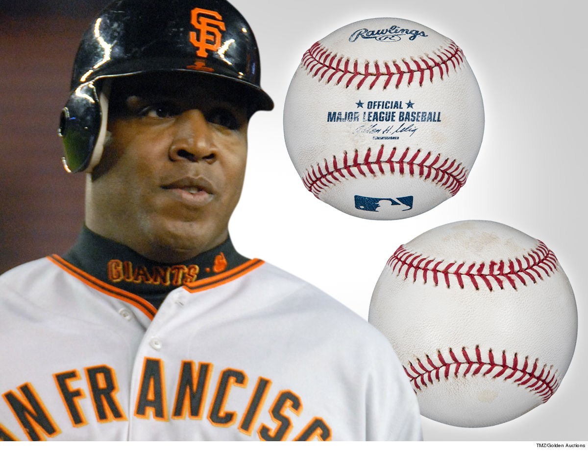Barry Bonds HR Record Ball Hits Auction Block ... Could Fetch $750K!!!