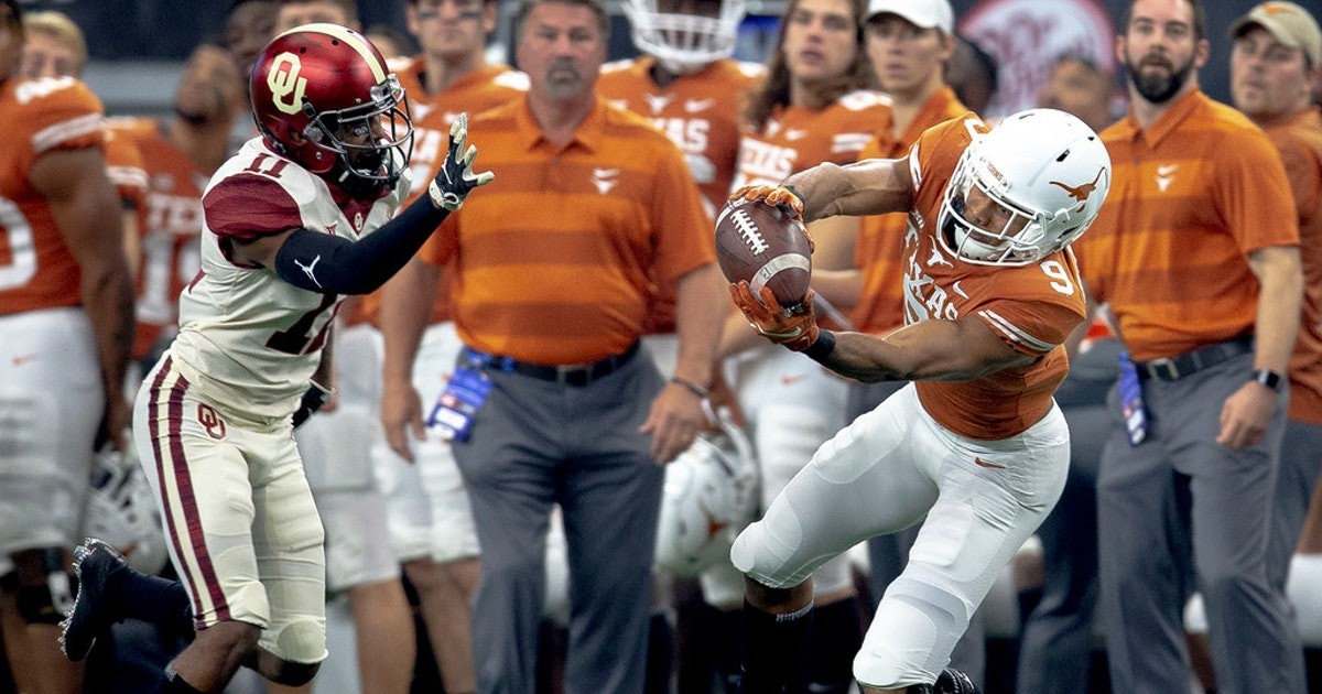 Texas WR Collin Johnson sets Big 12 title game record with 177 ...