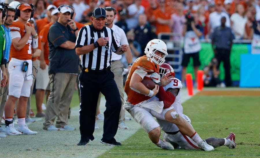 Concussion expert blasts Texas for putting Sam Ehlinger back in game ...