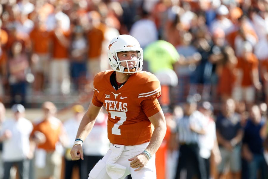 Buechele feeling 'smarter' as he begins second year as starter | 5 ...