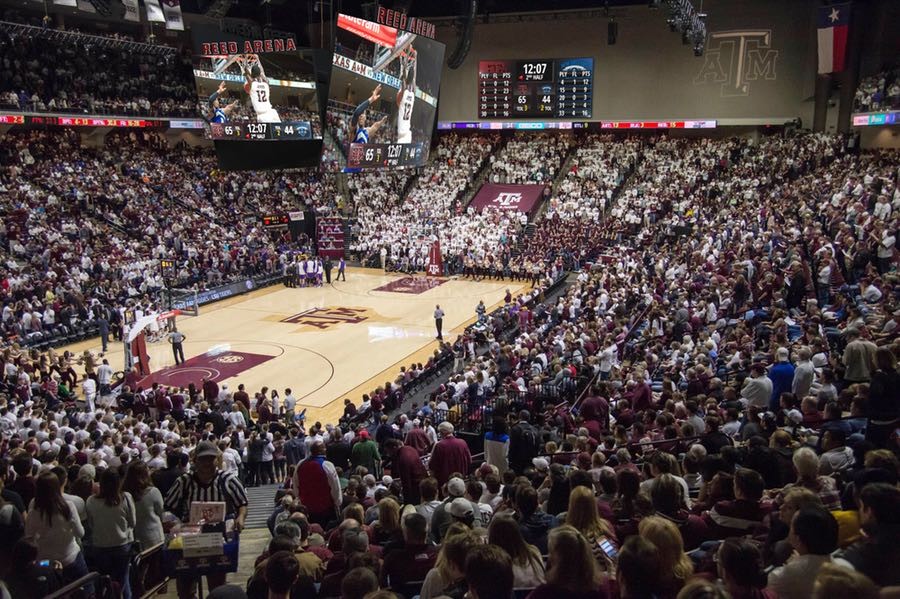 High-definition screens at Reed Arena part of multi-million dollar A&M ...