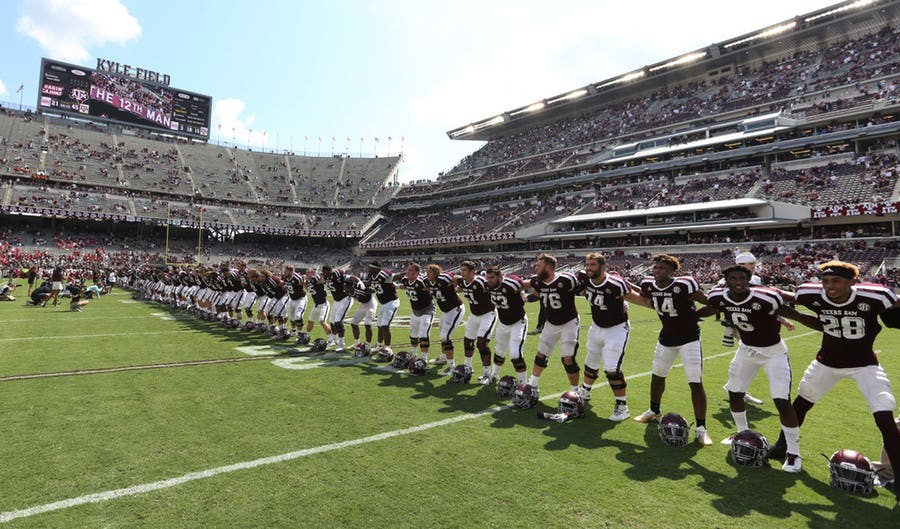 Texas A&M's Kyle Field out of running water, forcing fans to use ...