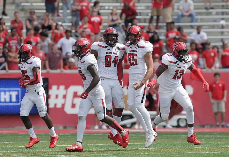 Watch: Texas Tech DB DaMarcus Field intercepts Mason Rudolph, returns ...