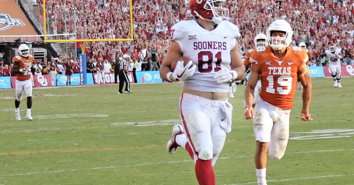 Oklahoma TE Mark Andrews selected by the Baltimore Ravens in the third ...
