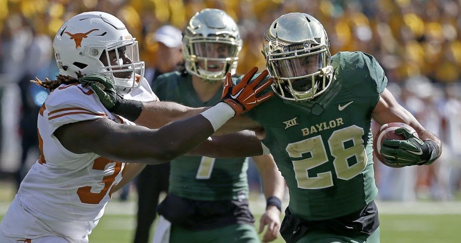 Baylor RB Devin Chafin charged with marijuana possession, suspended ...