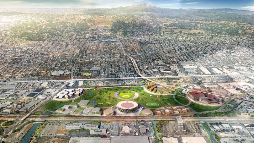Photos: Oakland A’s release new renderings of their proposed Howard ...