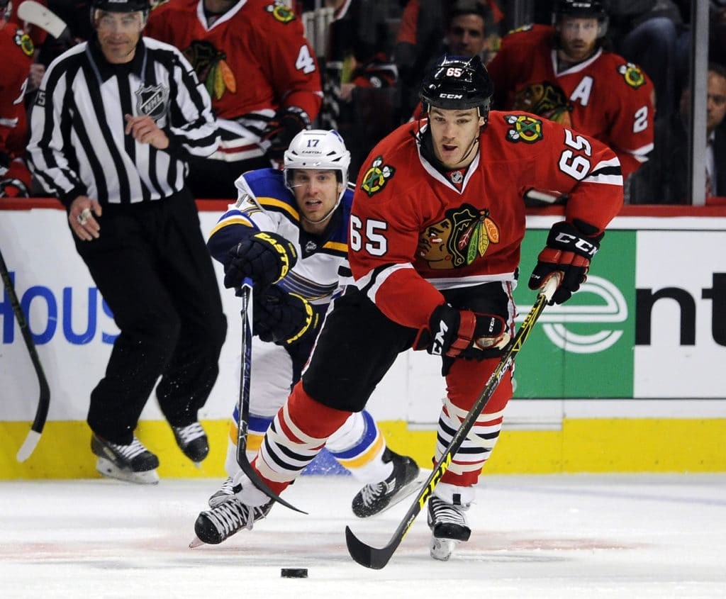 Watch: Andrew Shaw discusses his return to Chicago, Bickell, and more