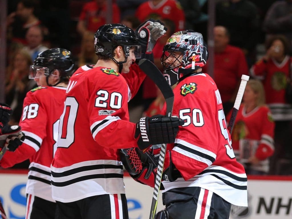 Why the Blackhawks wear their numbers, 2017-18 edition