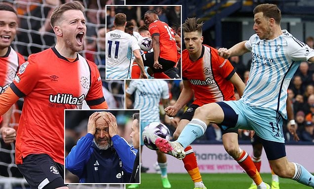 Luton Town 1-1 Nottingham Forest: Luke Berry scores an 89th-minute ...
