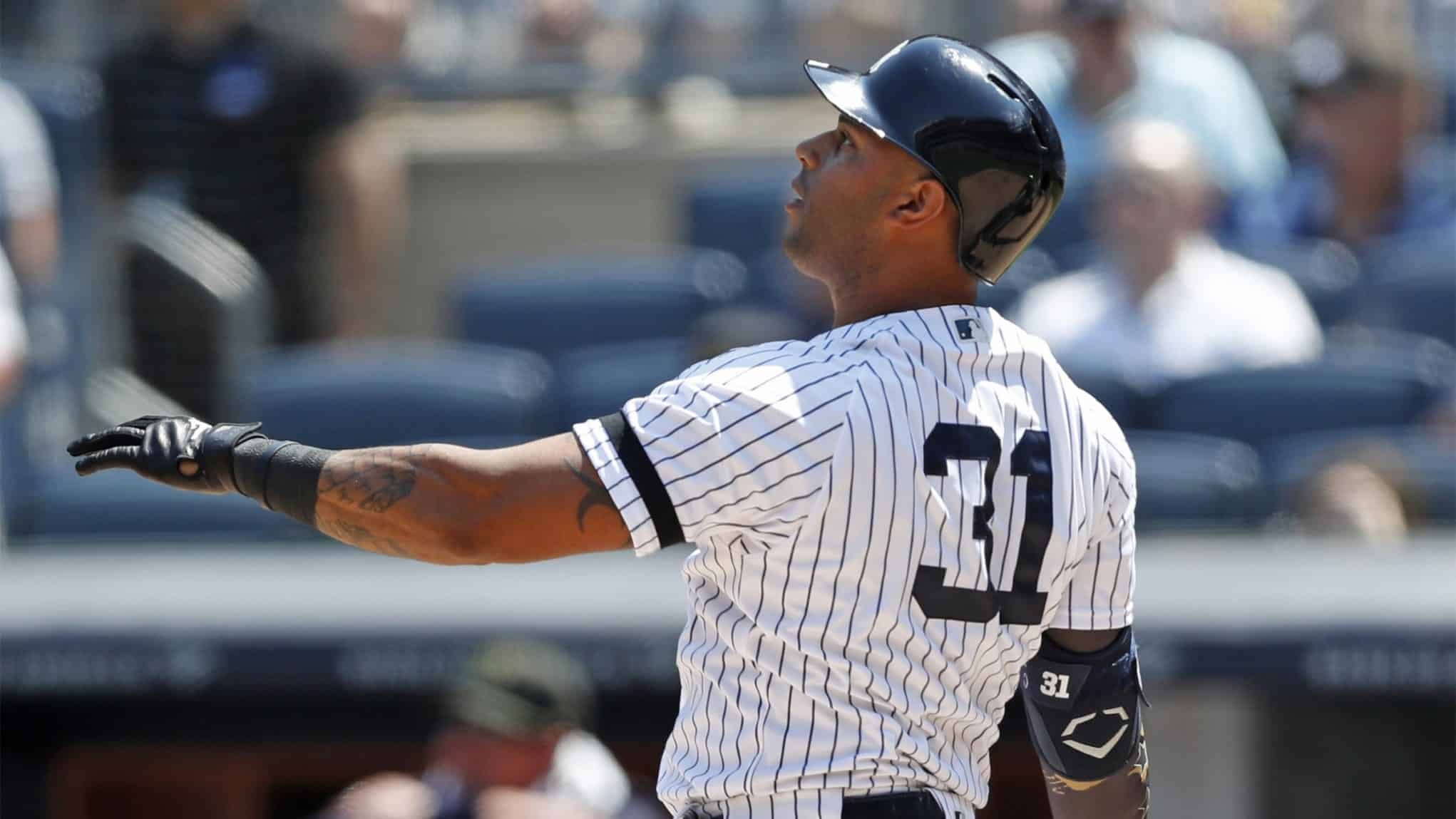 New York Yankees OF Aaron Hicks smacks 1st HR in 13-5 victory over Rays ...