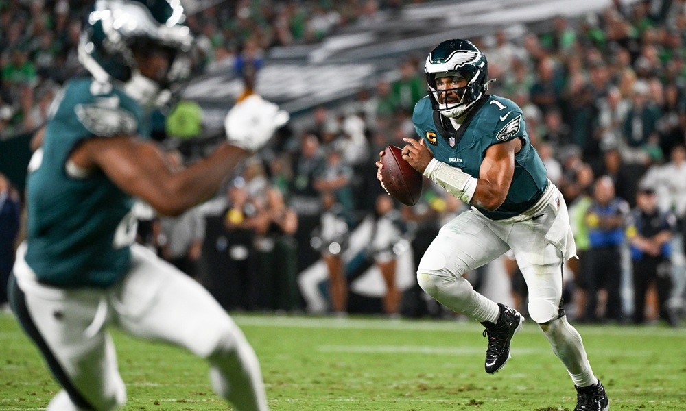 Eagles QB Jalen Hurts continues disruptive streak of having a new OC in ...