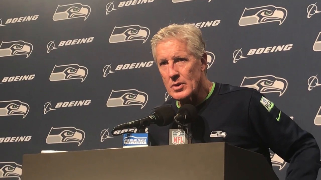 Pete Carroll after Seahawks to brink of playoffs with 21-7 defensive ...