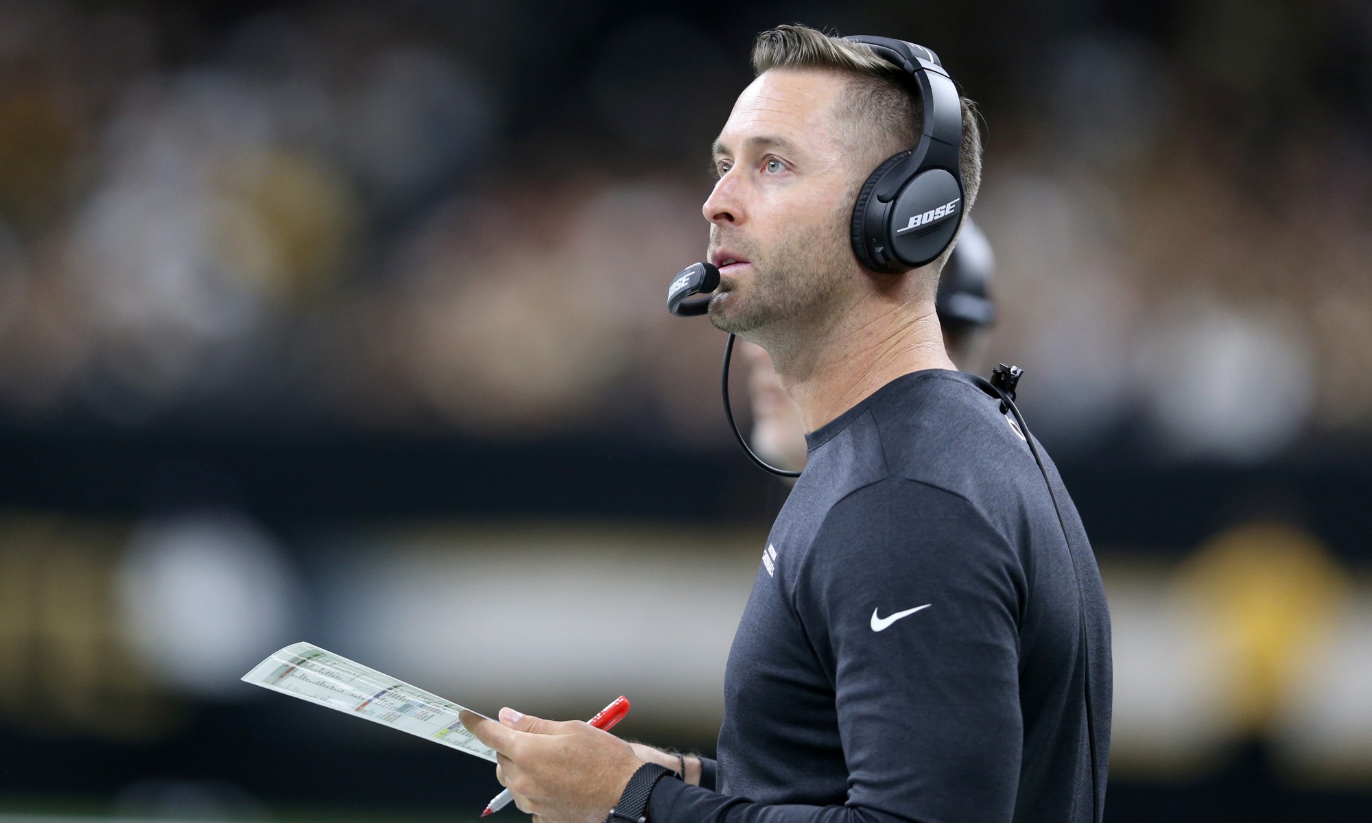 Cardinals HC Kliff Kingsbury admires Saints' team-building strategy