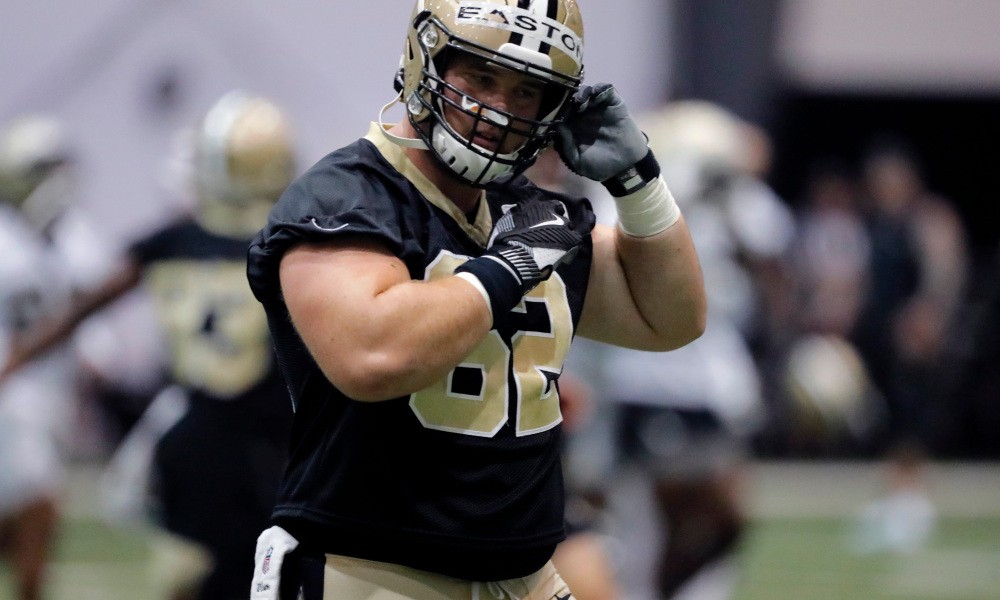 Saints rule out Nick Easton vs. Eagles with another concussion