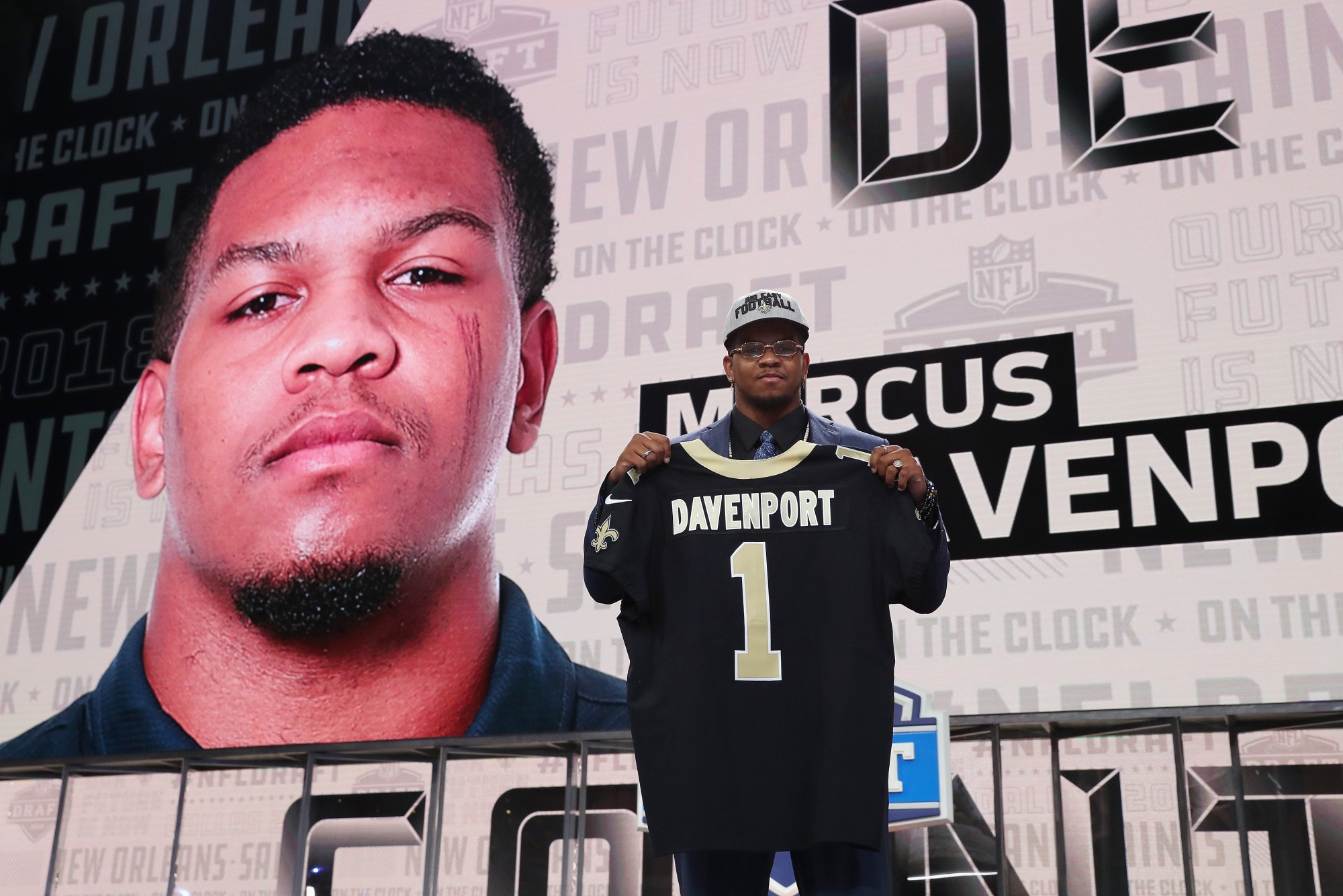 Best photos from Marcus Davenport's rookie season