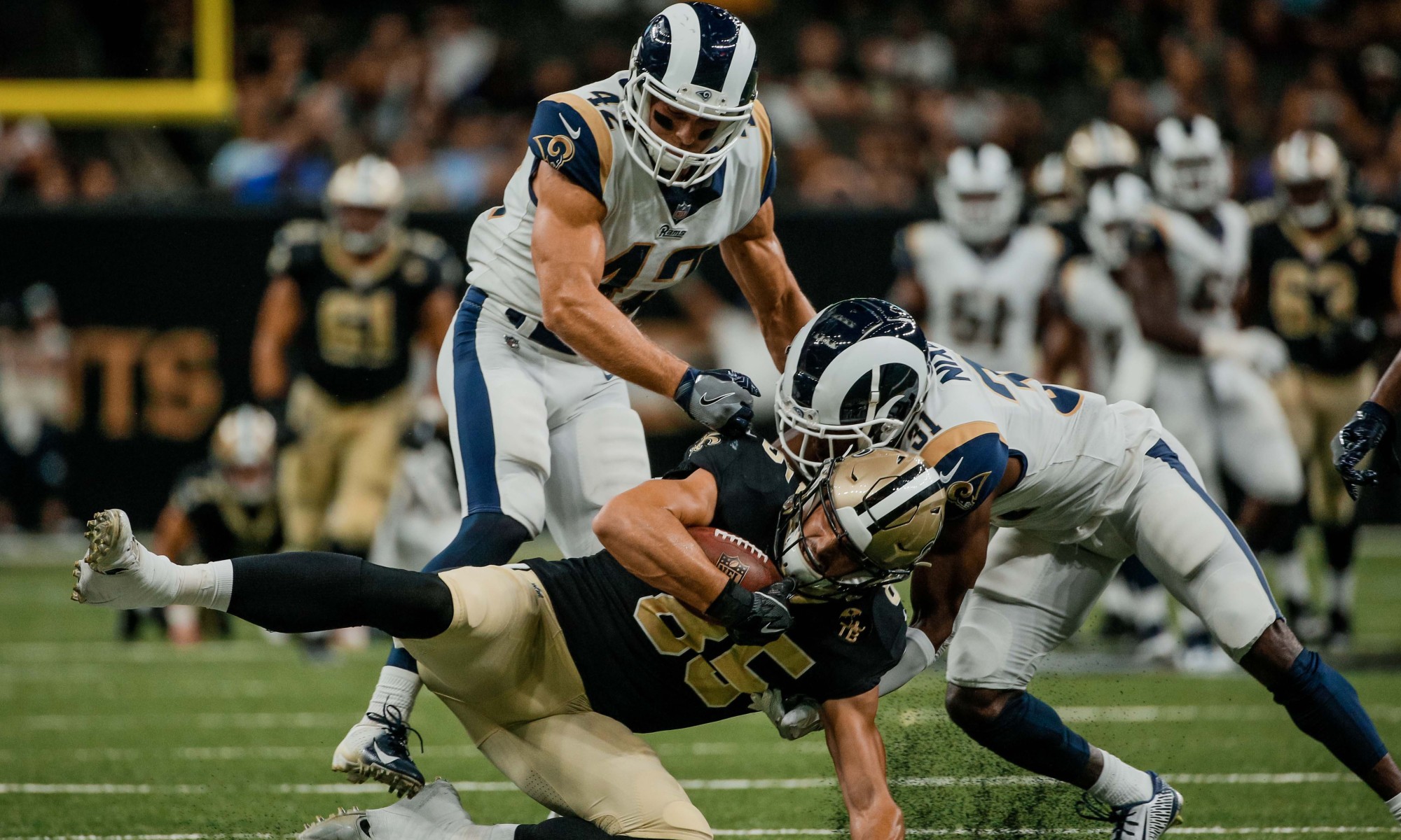 Saints win! 2018 preseason ends with 28-0 victory