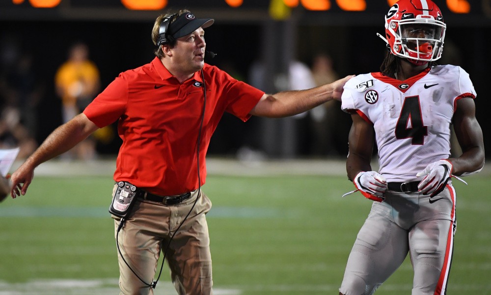 UGA football in four-star 2021 RB's top four