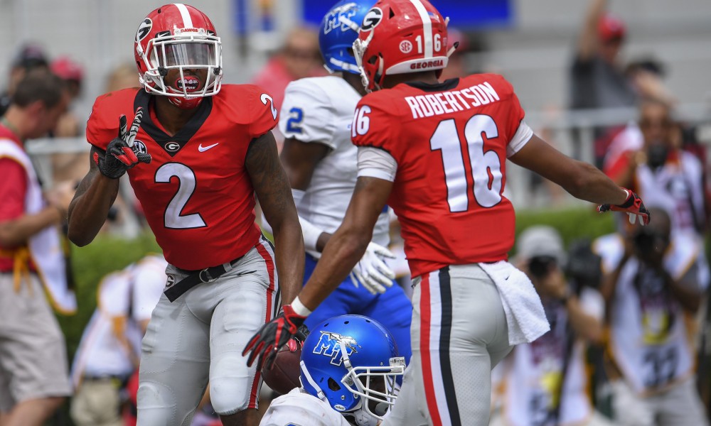 Georgia Wide Receiver Jayson Stanley Talks First Touchdown Score