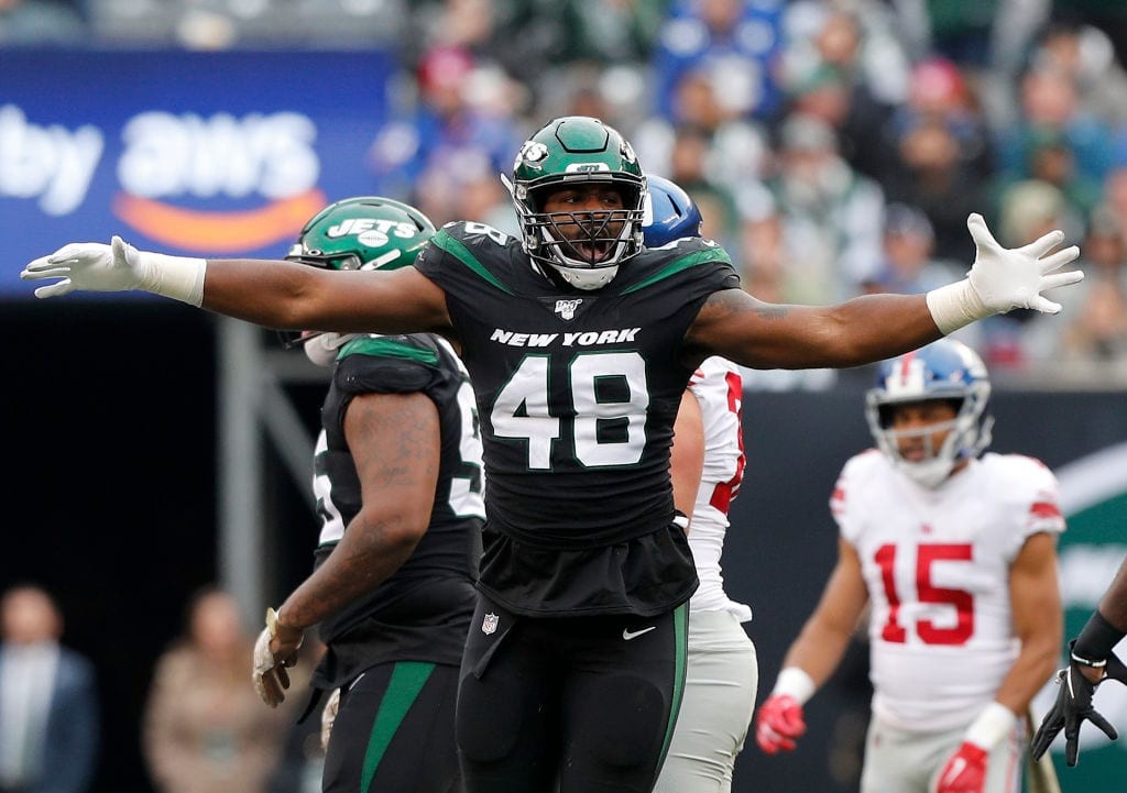 Jordan Jenkins, the longest-tenured member of the New York Jets, is ...