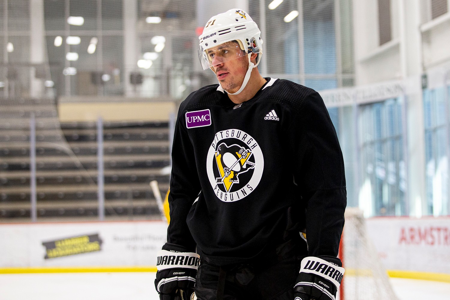 Malkin returns to practice, hopes to return vs. Oilers.
