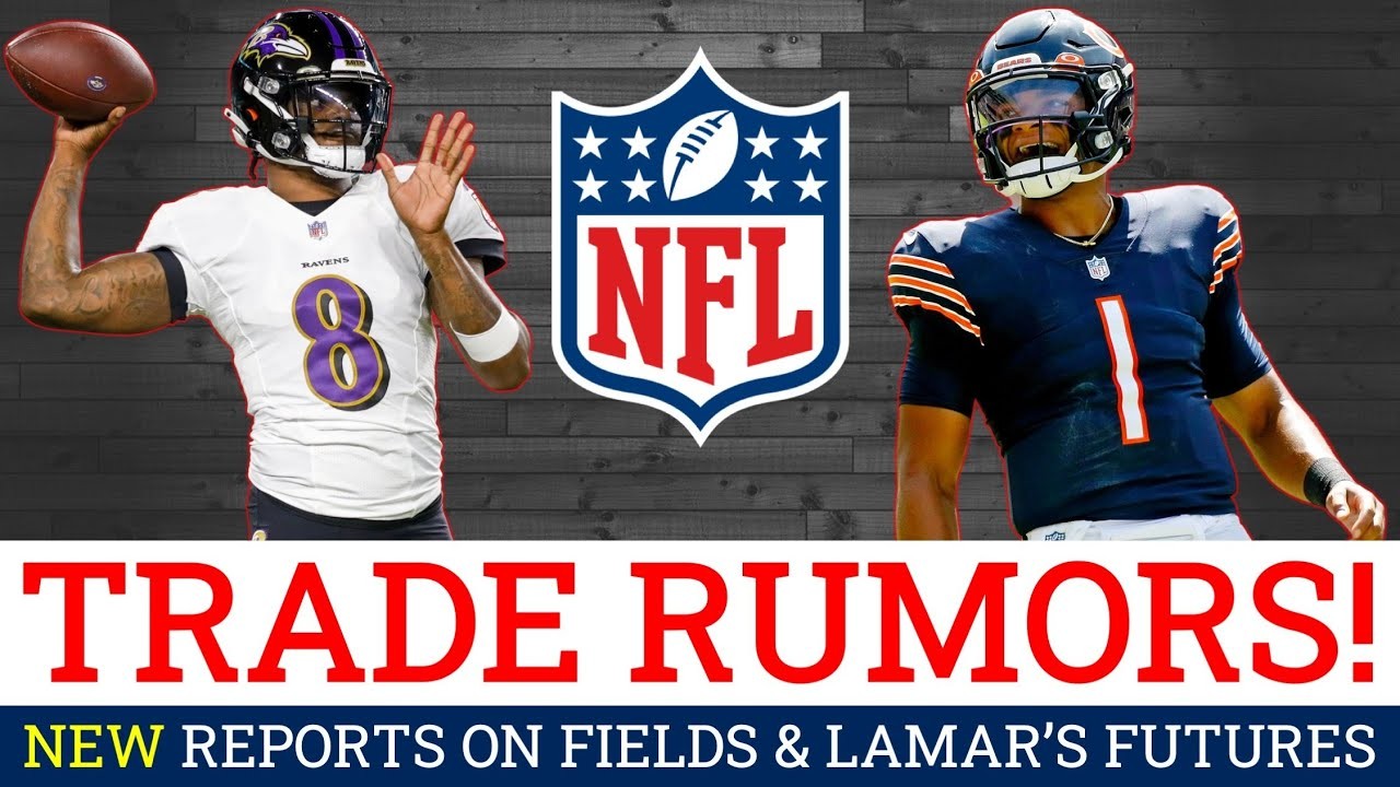 FRESH NFL Trade Rumors On Justin Fields, Lamar Jackson + Aaron Rodgers ...