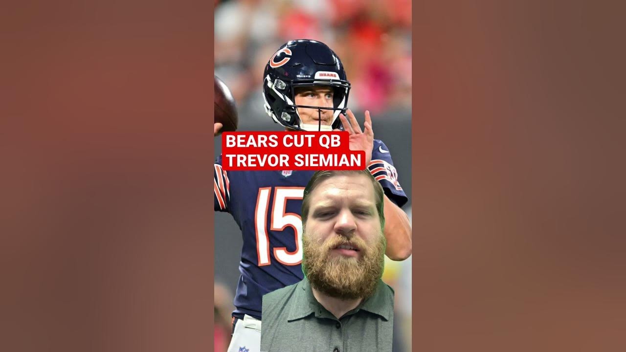 Chicago Bears CUT QB Trevor Siemian After Signing QB PJ Walker #shorts