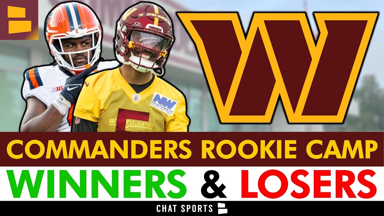 Washington Commanders Rookie Minicamp Winners & Losers Ft. Jayden ...