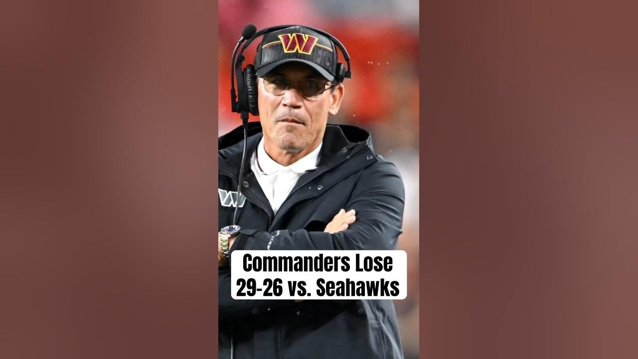 FIRE RON RIVERA? | Commanders INSTANT REACTION After 29-26 Loss vs ...