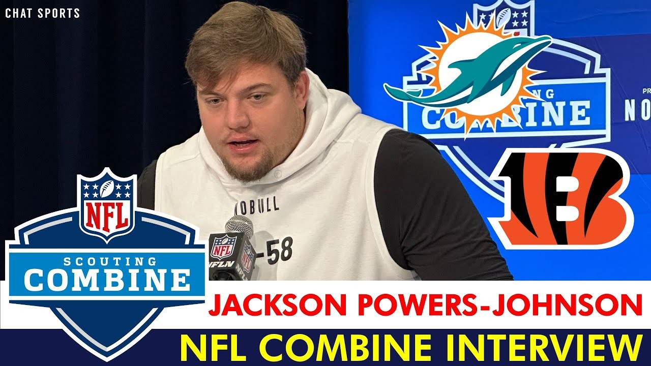 Jackson Powers-Johnson NFL Combine Interview On Jason Kelce, 2024 ...