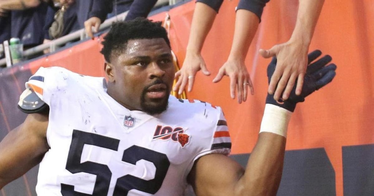 Mack, Jackson and Patterson represent Bears in 2020 Pro Bowl